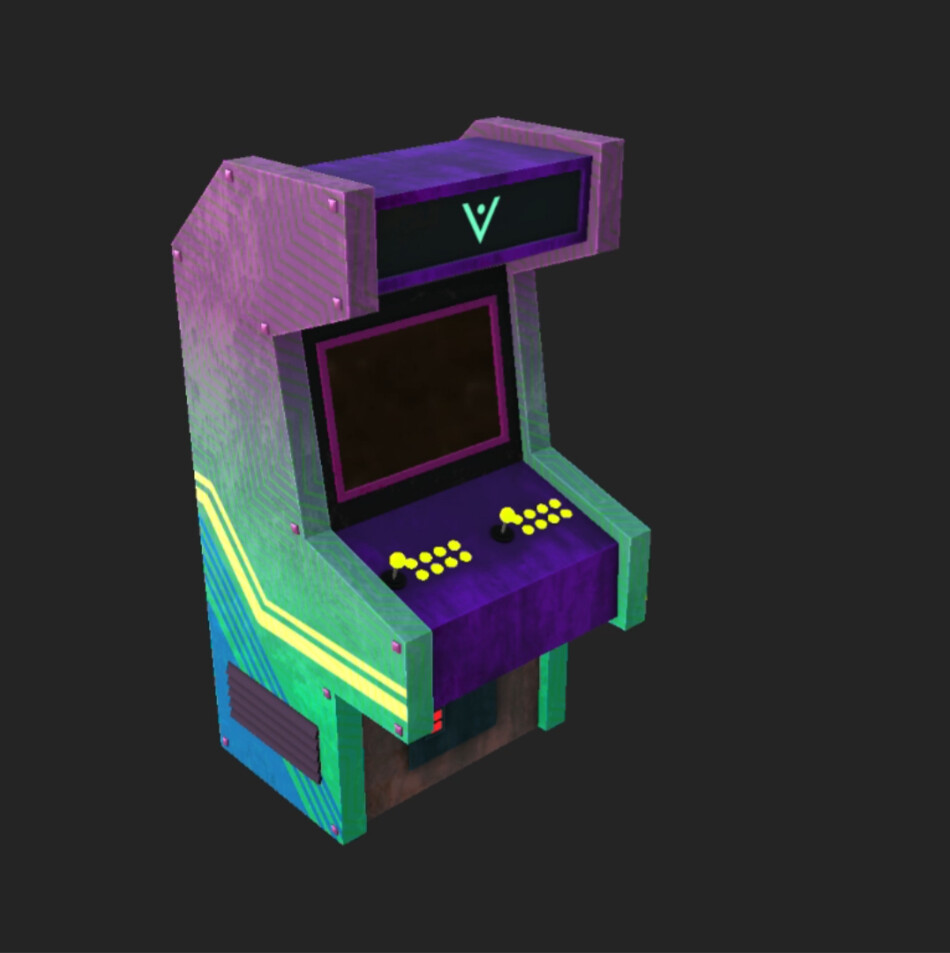 ArtStation - Arcade Props for 3D web Interactive.