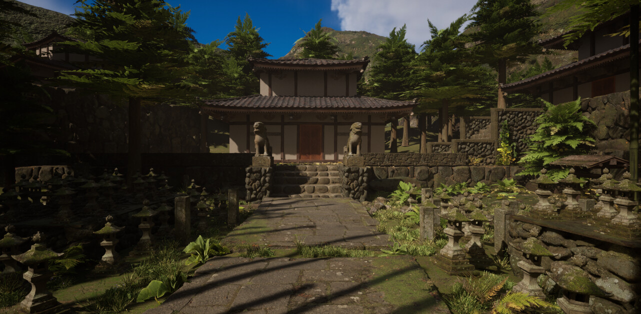 ArtStation - Forest Temple Study