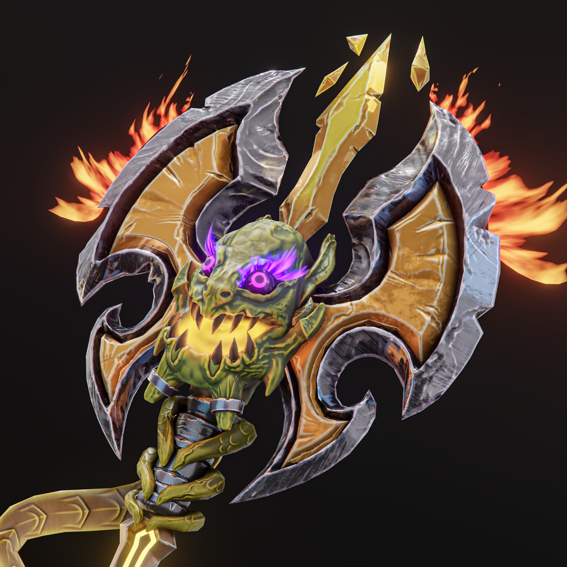 ArtStation - Stylized Weapon - 04