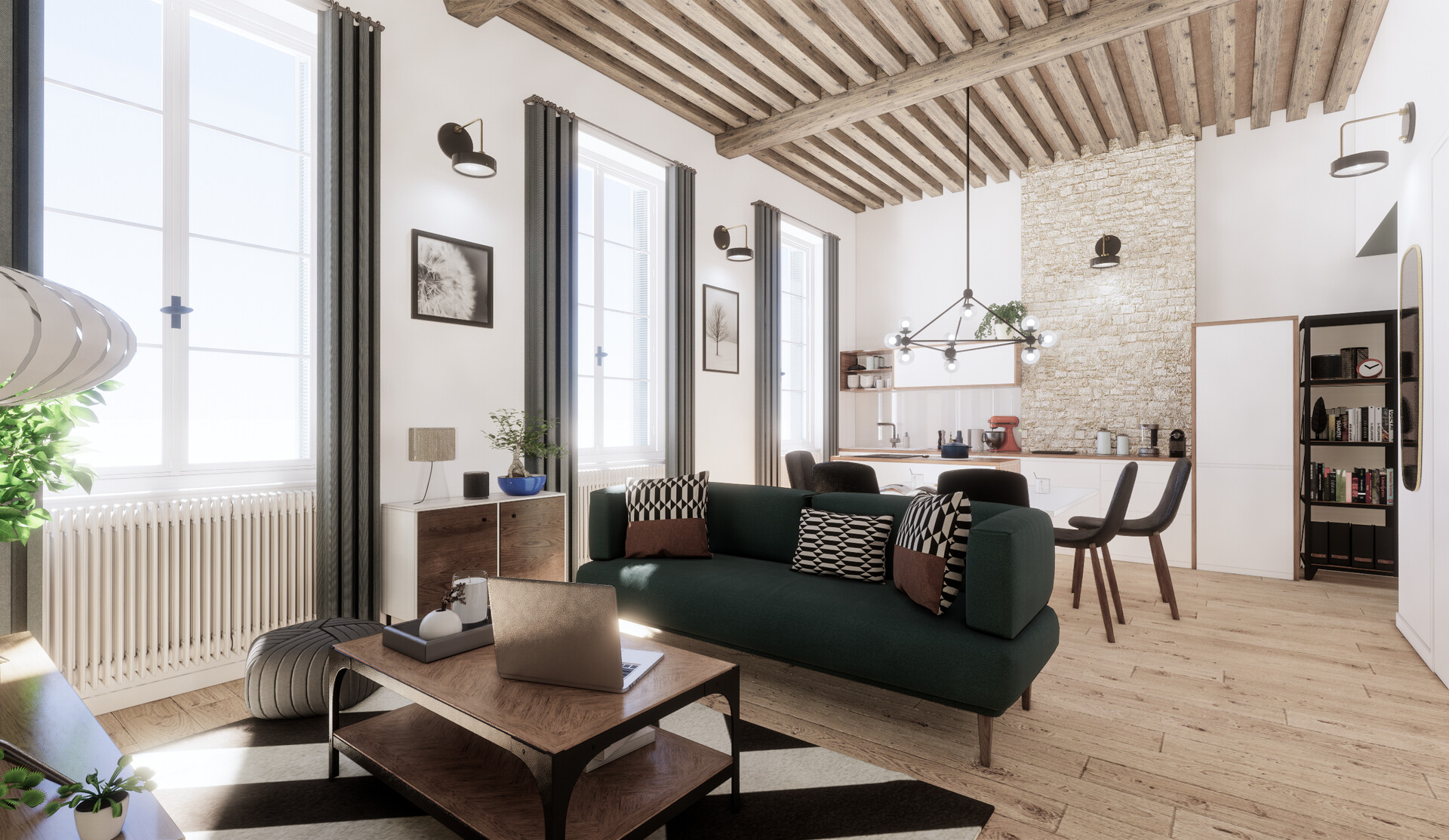 ArtStation - Canut appartment | Lyon