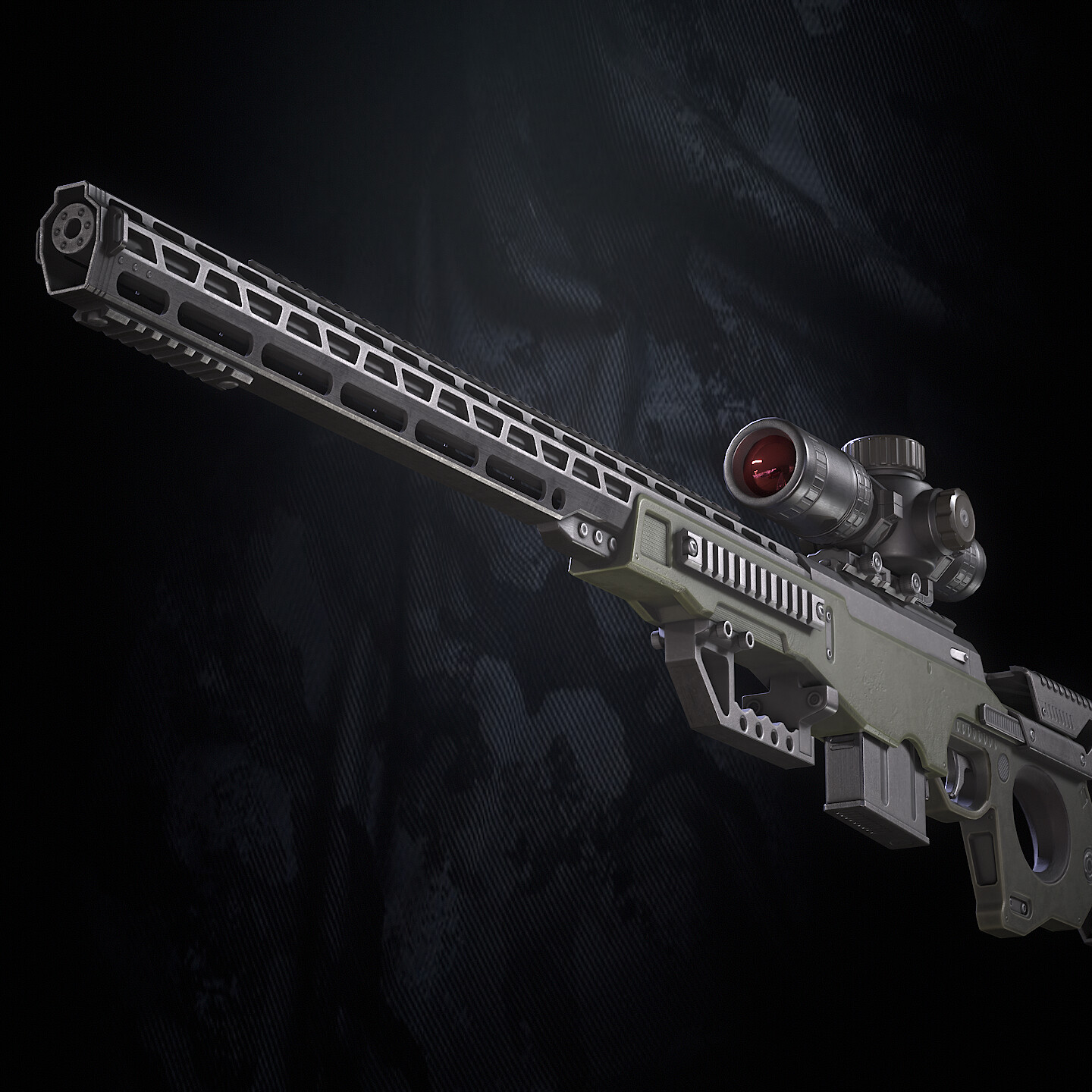 ArtStation - SR-S96 Sniper Rifle