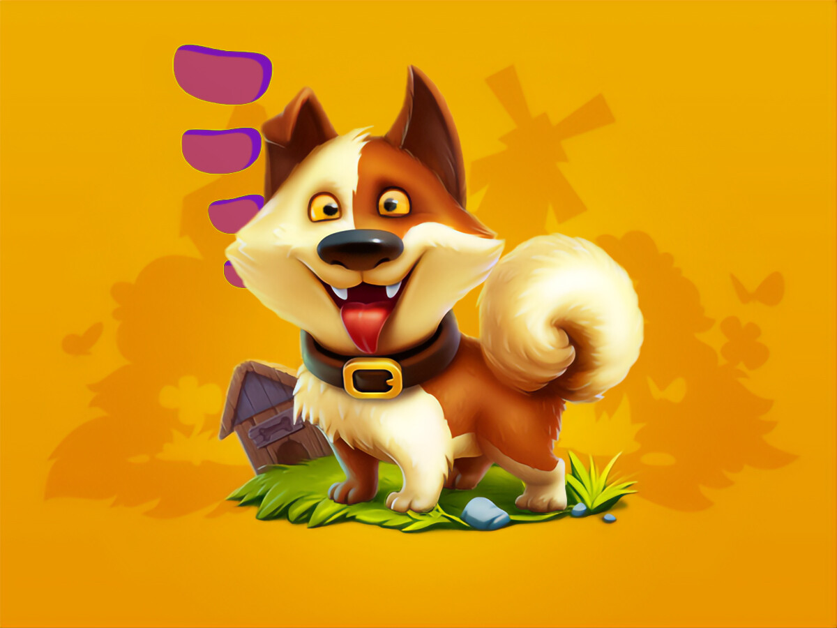 ArtStation - DOG ANIMATION (SPINE)