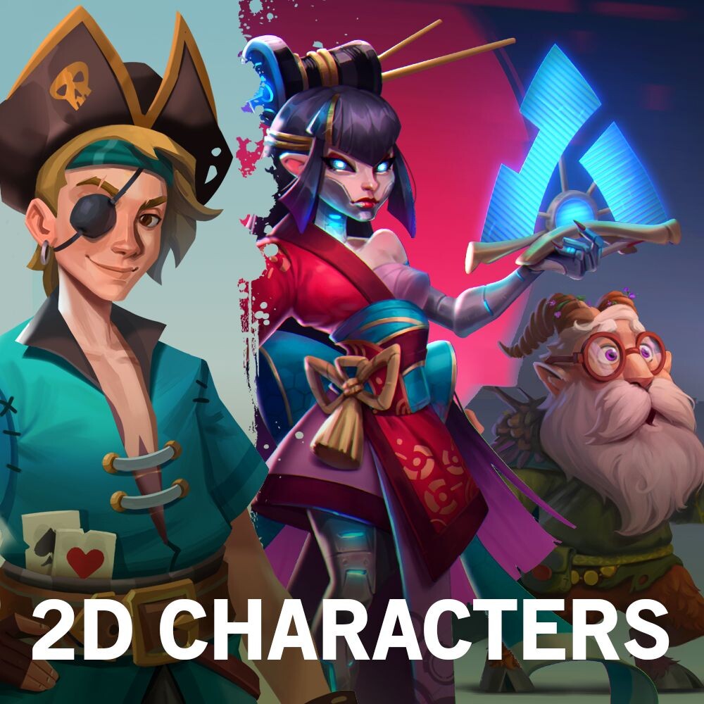 ArtStation - 2D Character Course - Students' Artwork