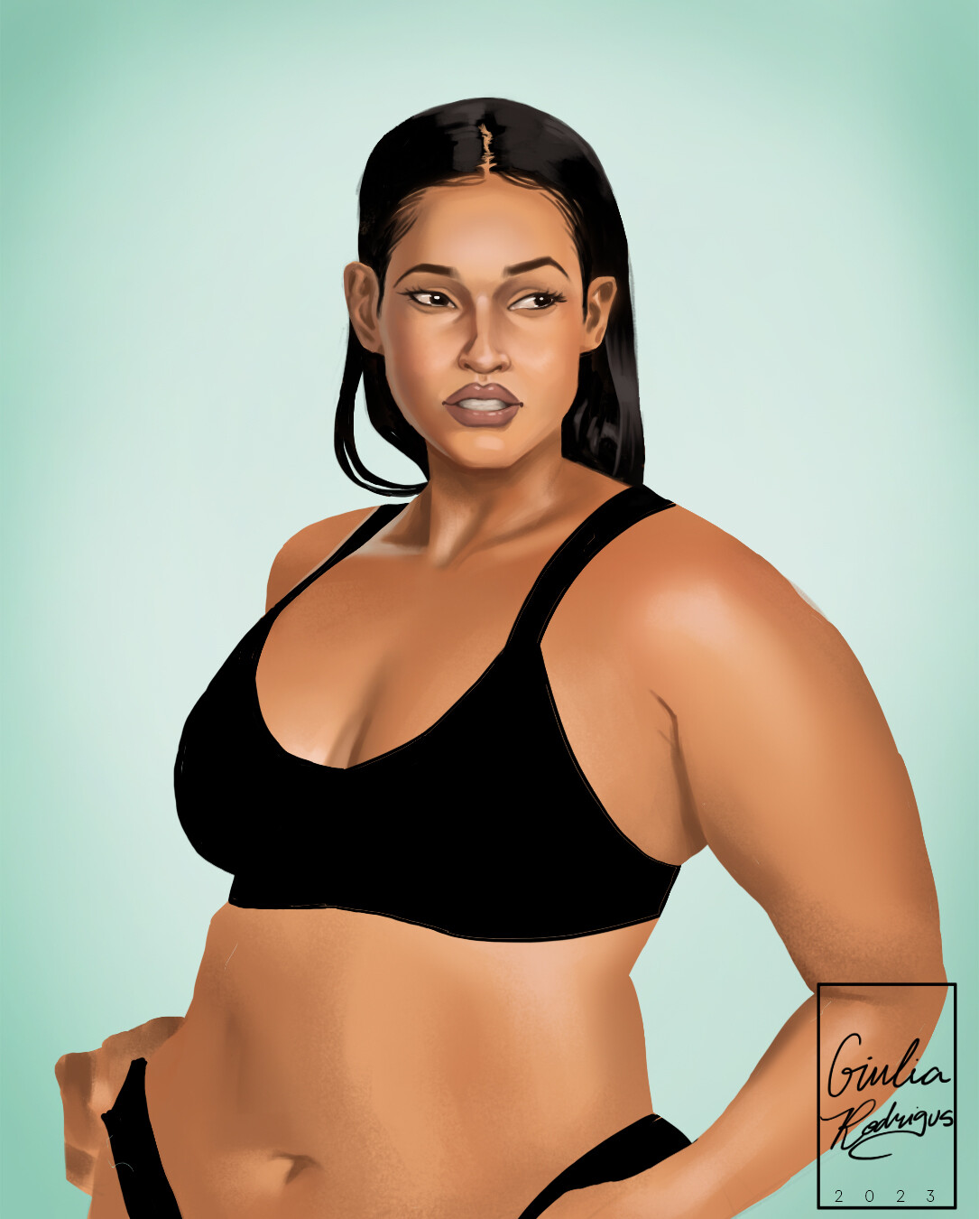 ArtStation - Digital painting Study - Half Body