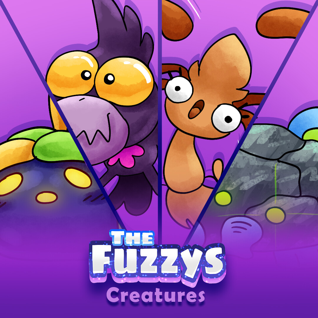 ArtStation - The Fuzzys - creatures 2