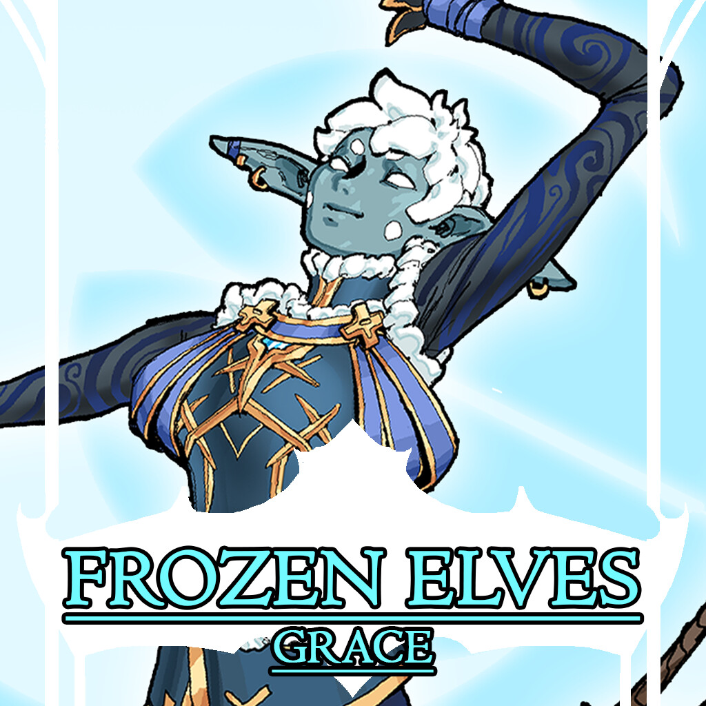 ArtStation - Frozen Elves - Expression of Grace