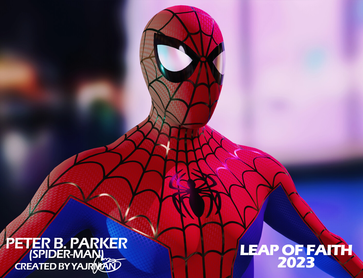 ArtStation - Leap of Faith: Peter B. Parker (Spider-Man) by Yajrman