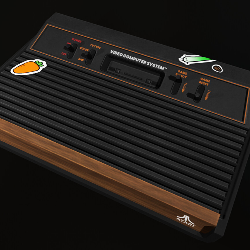 ArtStation - Atari 2600 Game Console