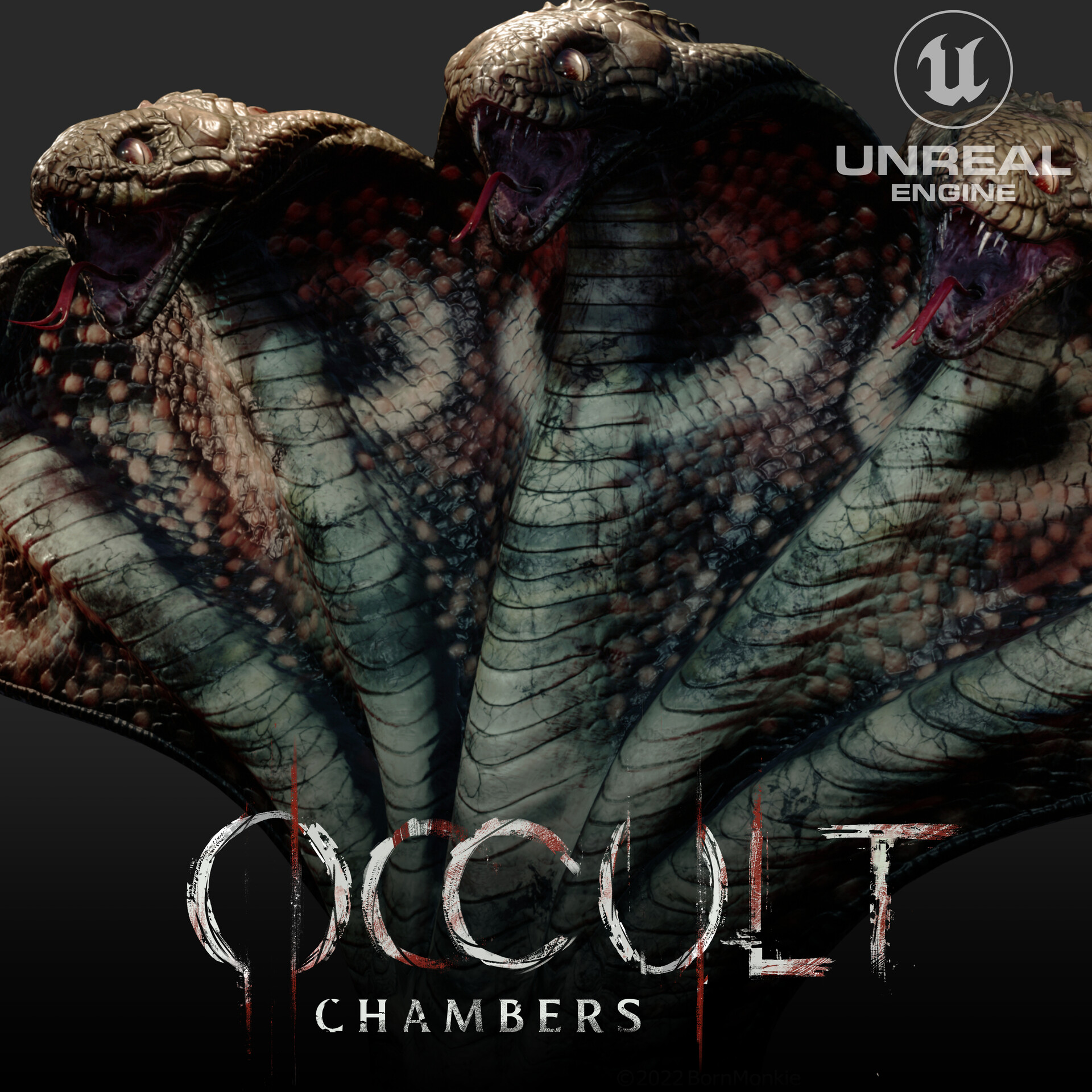 ArtStation - Five Headed Snake