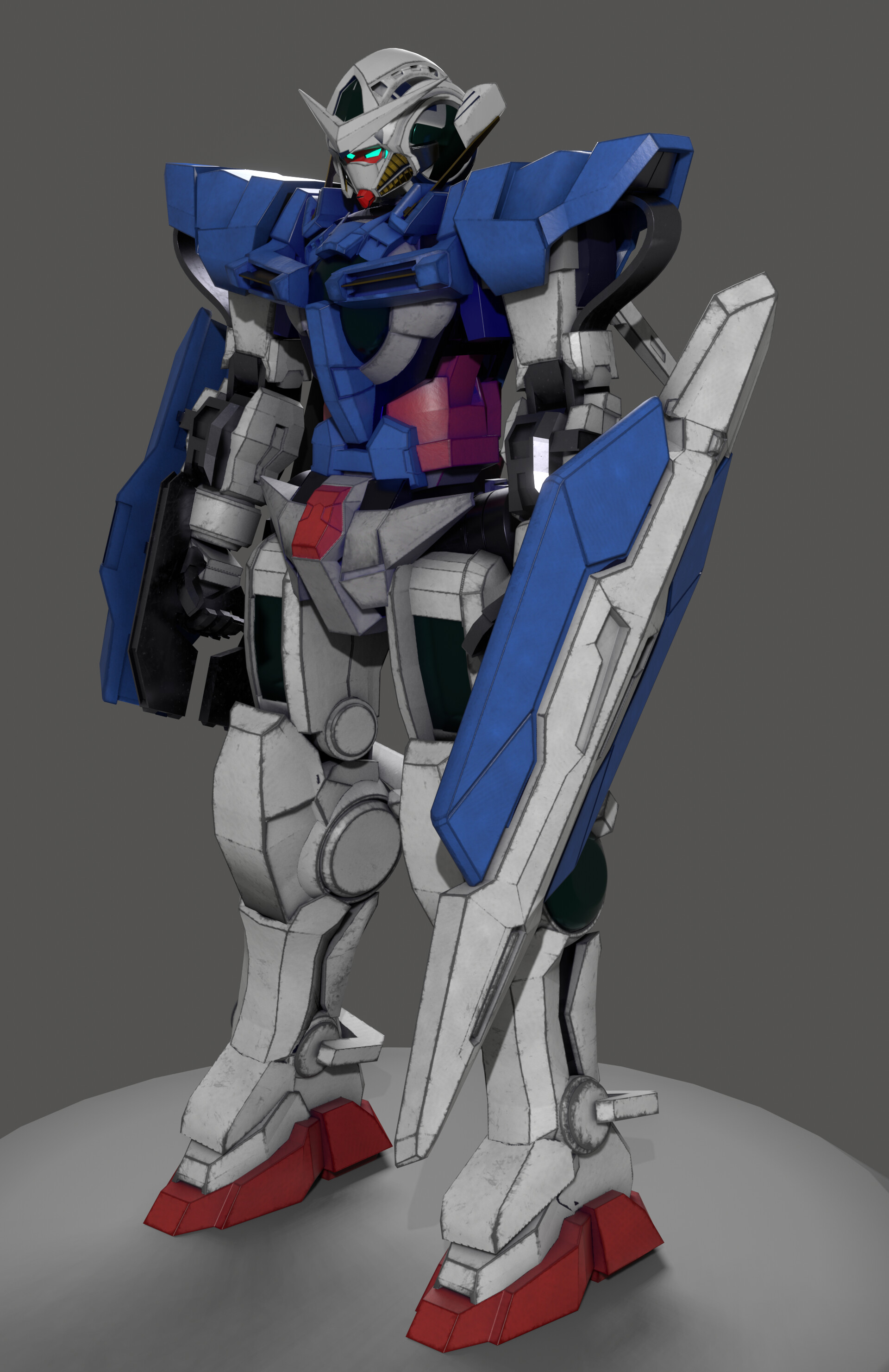 ArtStation - Gundam Exia (3D View)