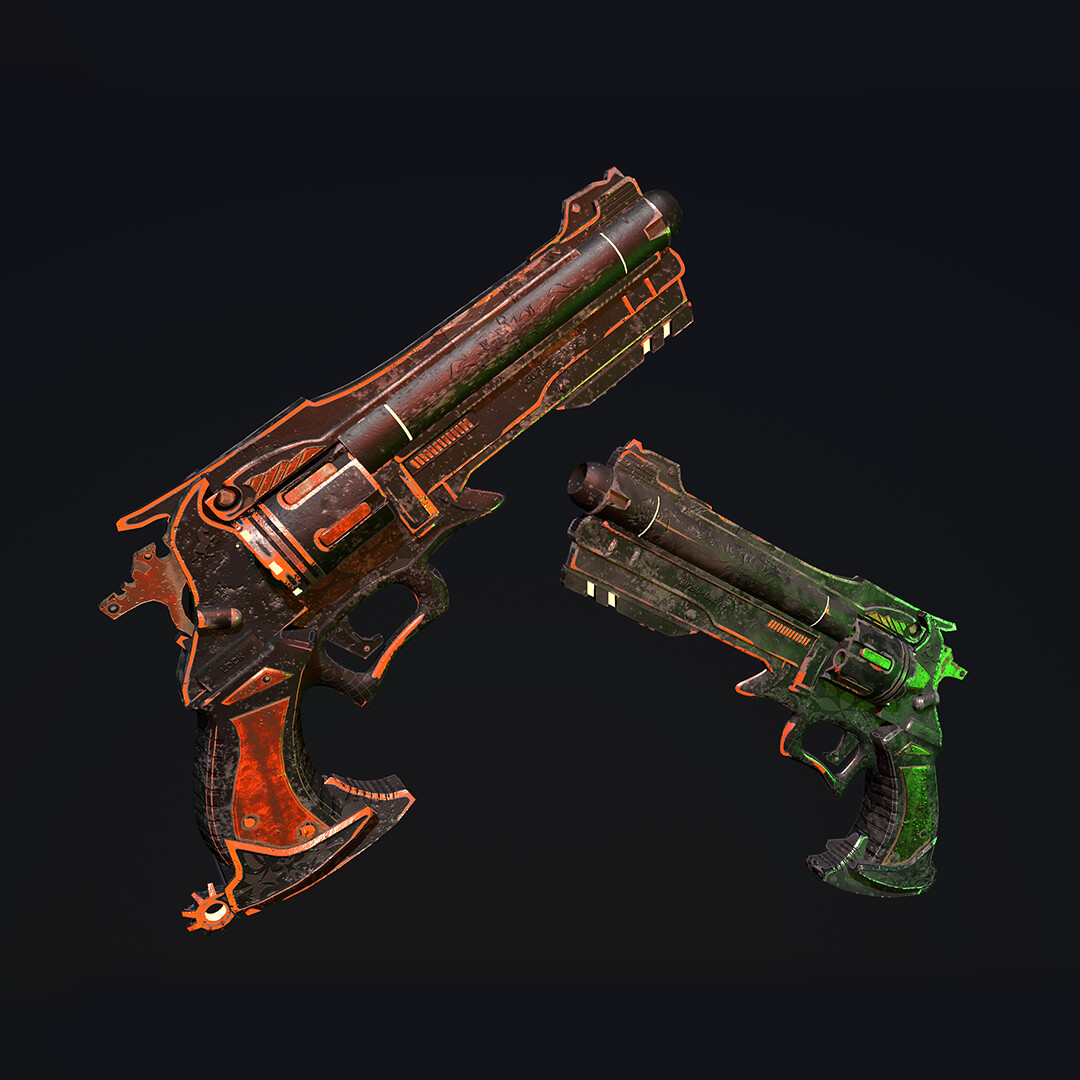 ArtStation - Patel's Sheriff Gun