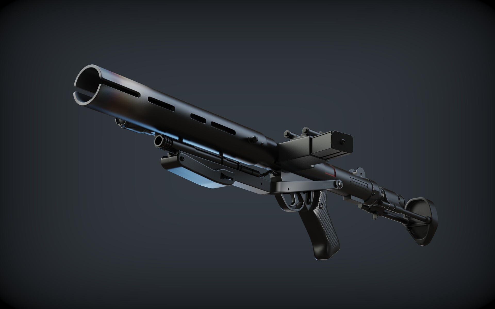 ArtStation - DEATH TROOPER BLASTECH E-11D RIFLE