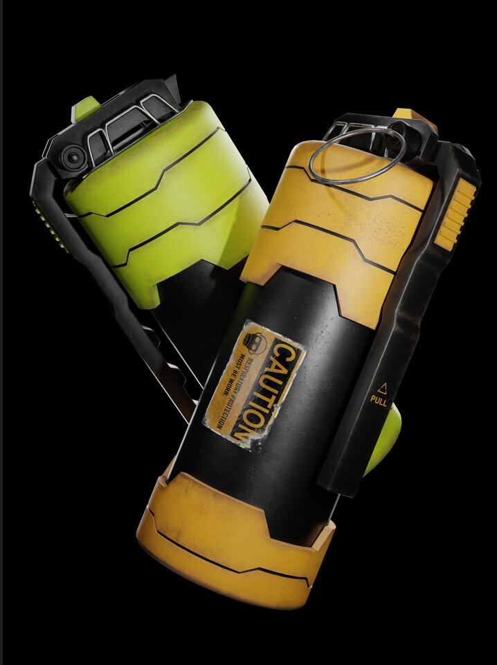 ArtStation - Smoke Grenade Concept