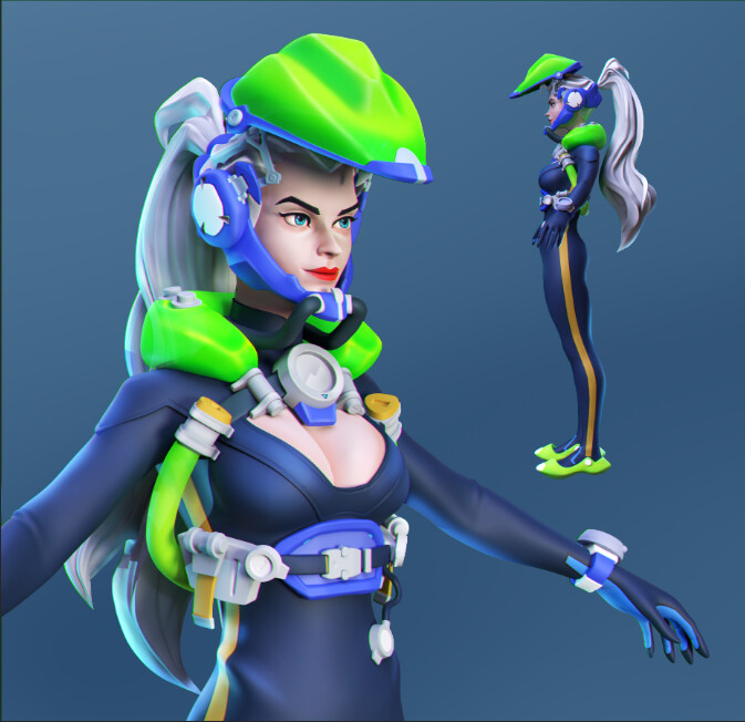 ArtStation - Diving agent