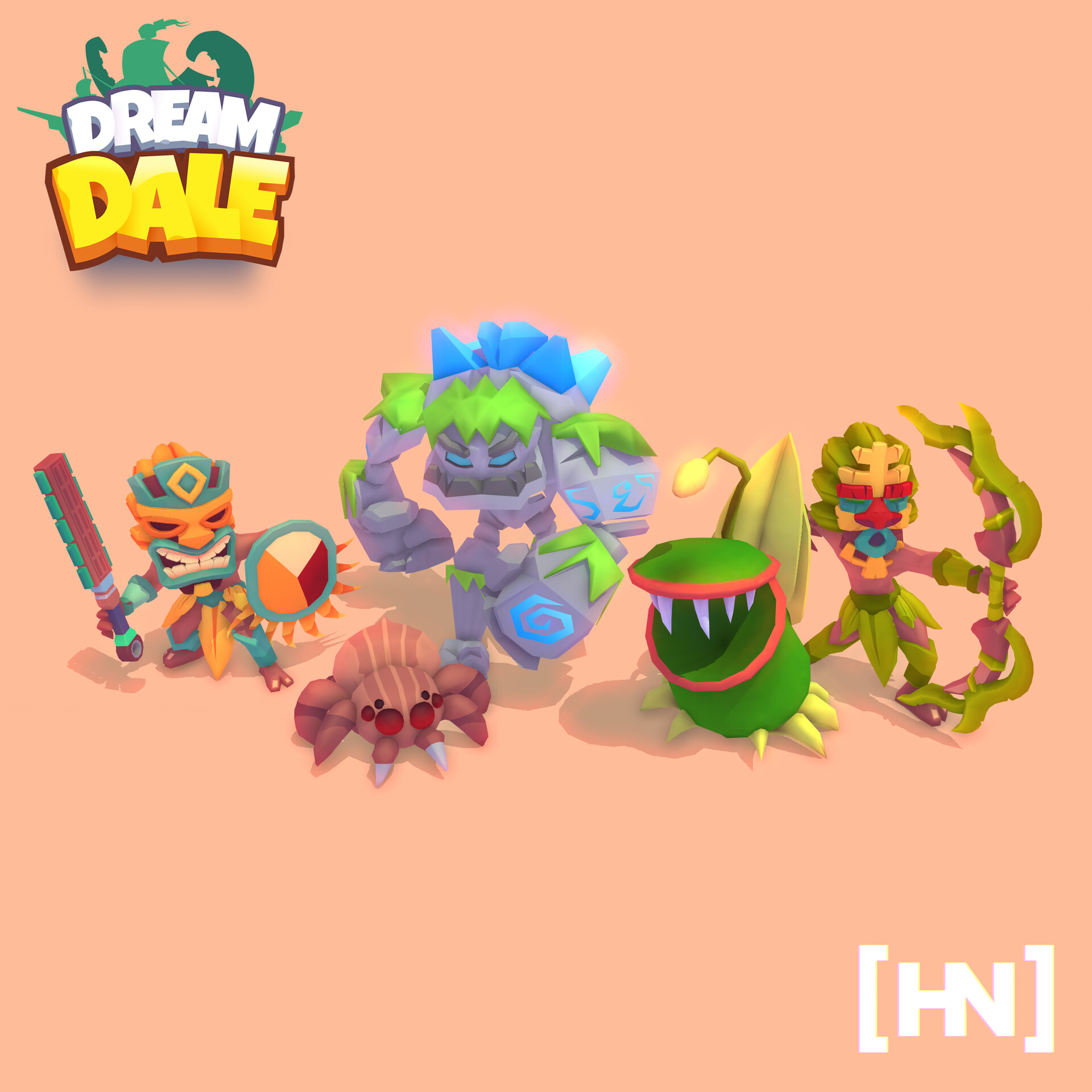 ArtStation - Dreamdale - Jungle & Dungeon Mobs