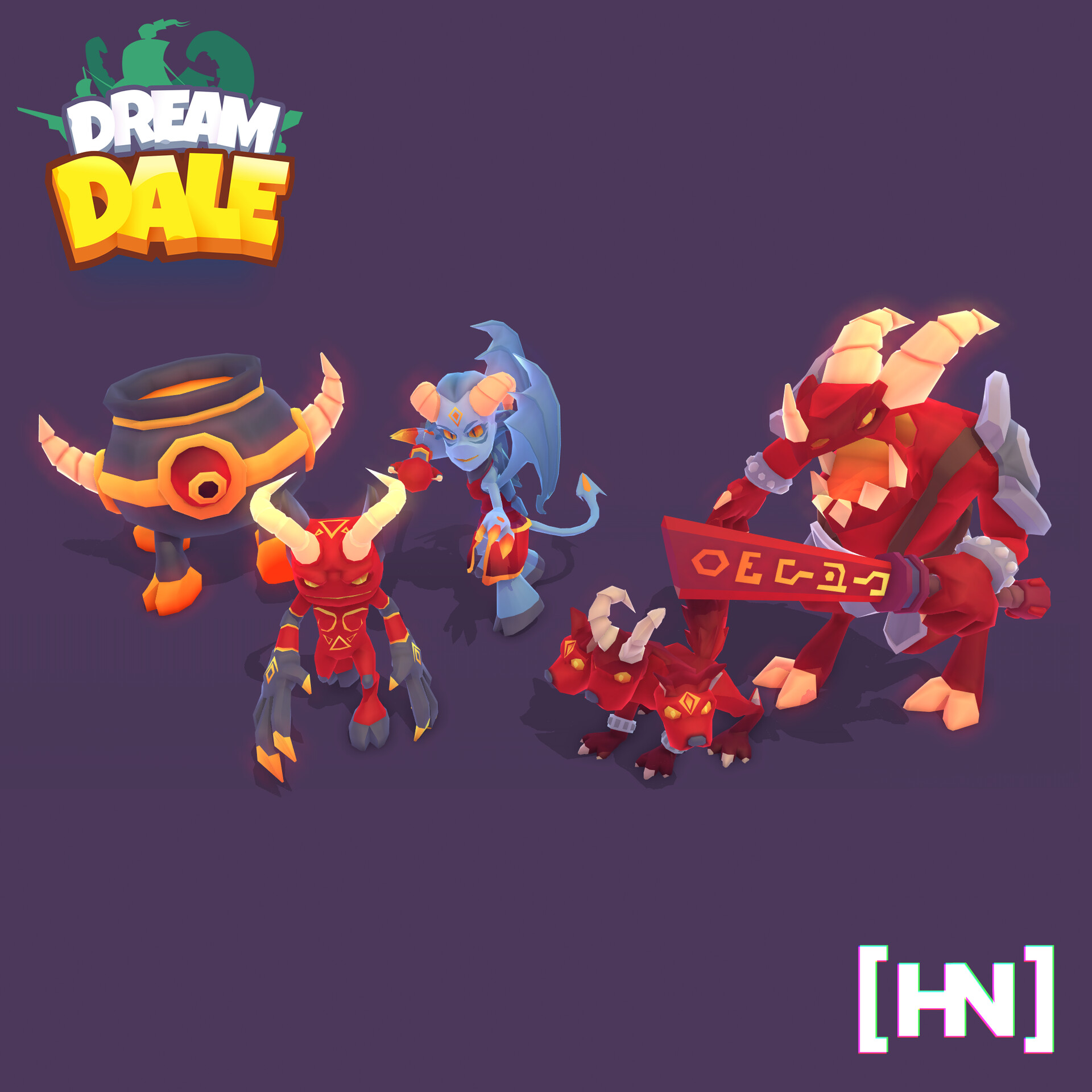 ArtStation - Dreamdale - Hell Mobs