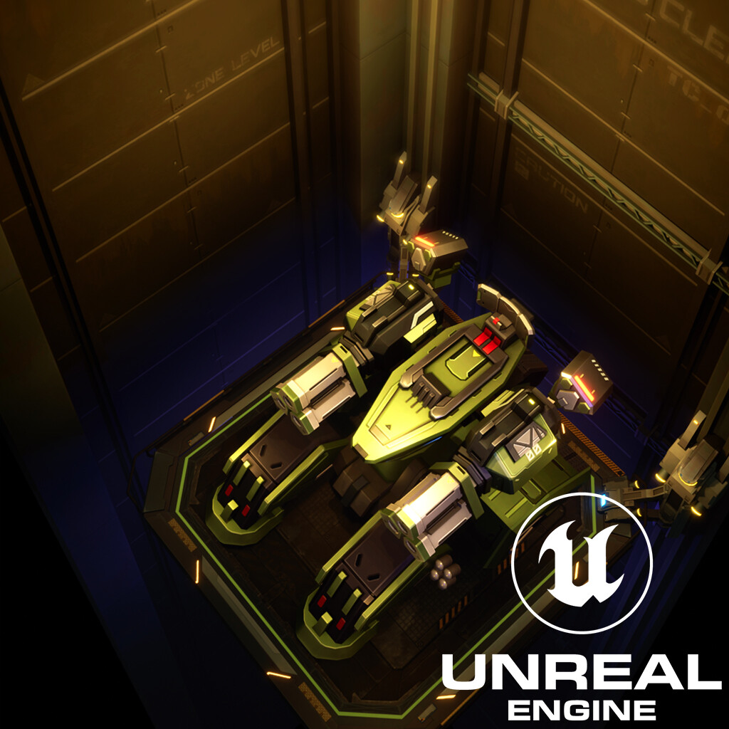 ArtStation - Sci-Fi Elevator