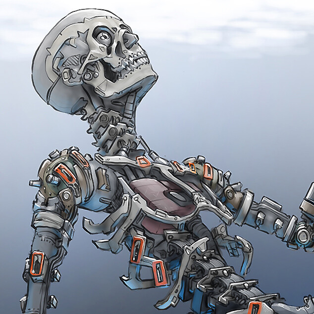 ArtStation - A Robot in Layers