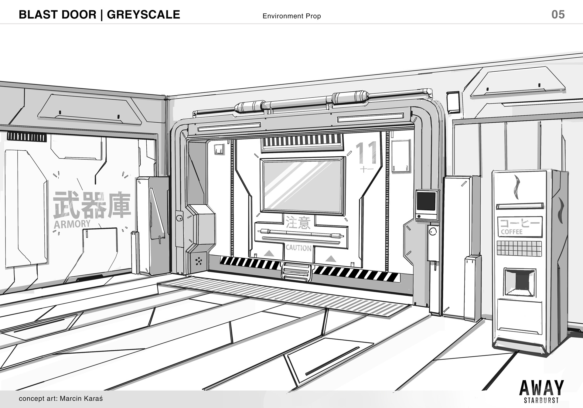 ArtStation - Sci Fi Blast Door concept