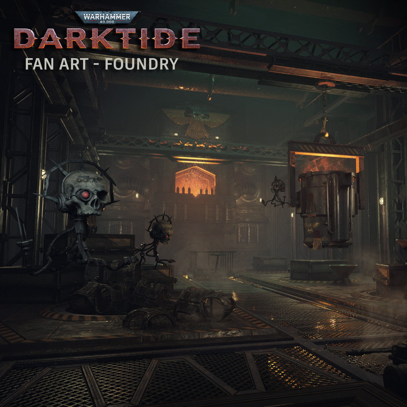 ArtStation - Darktide Foundry (Fan art)