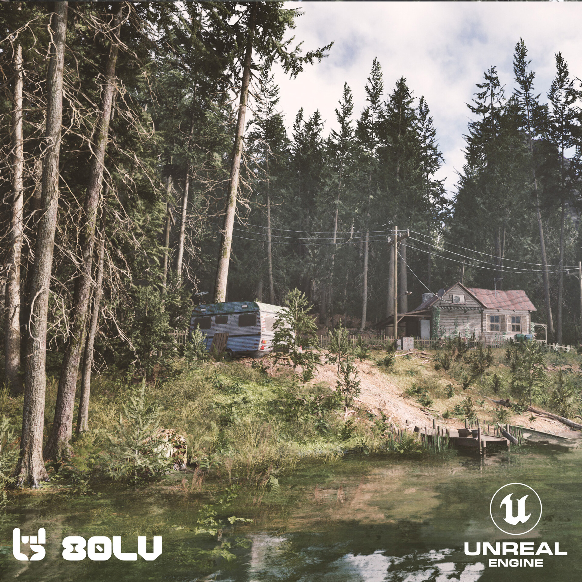 ArtStation - Ingame Realistic Forest Unreal Engine 5.1 Lumen Nanite
