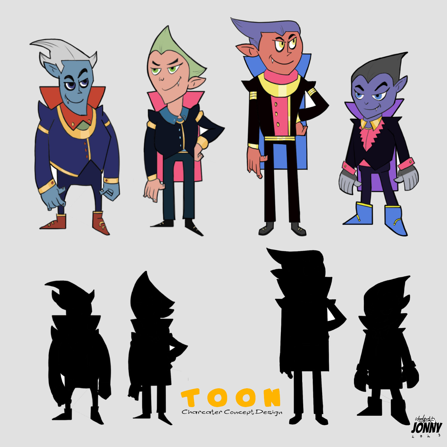 ArtStation - Toon Style Character designs (Start to Finish)