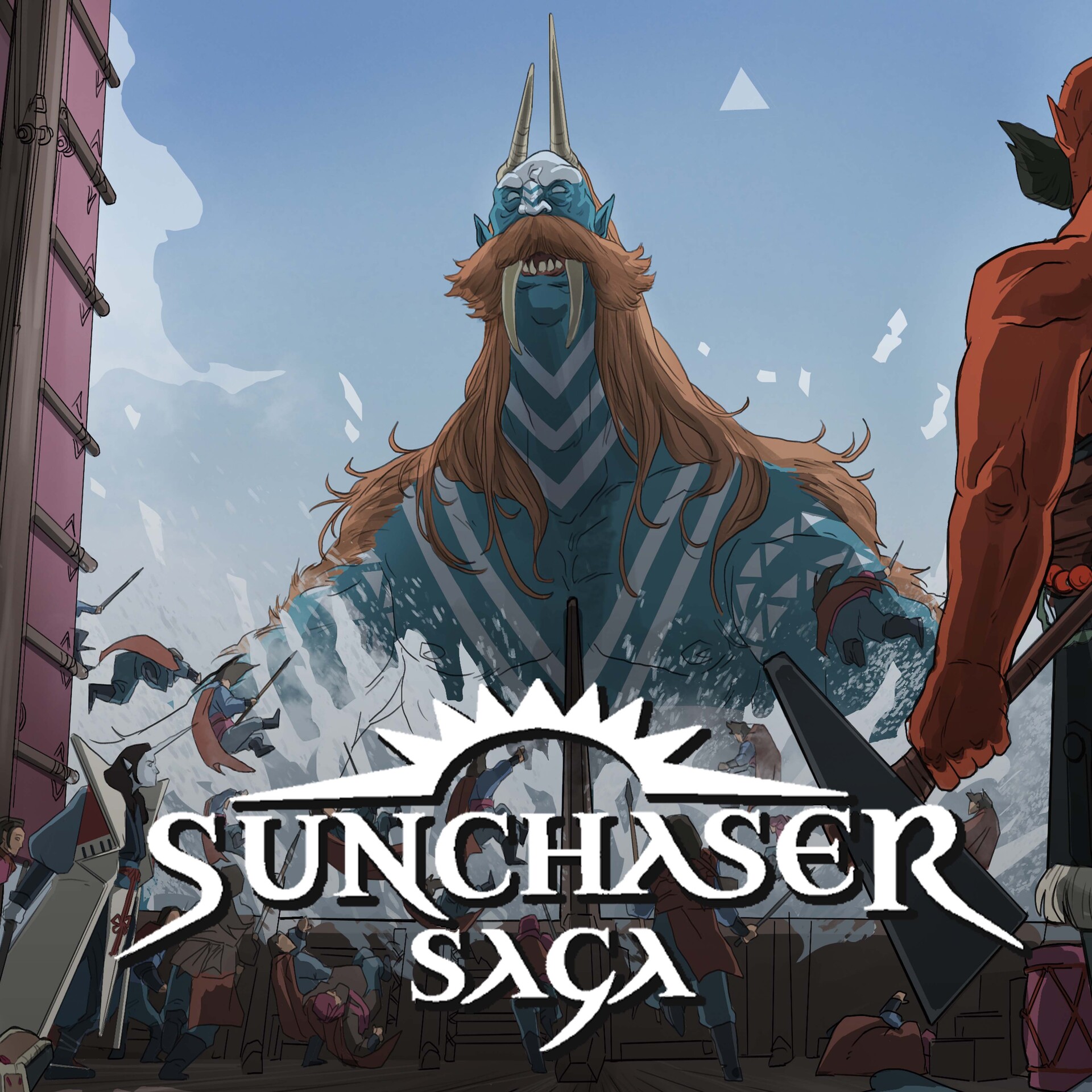 ArtStation - Sunchaser Saga - Intro Page Design