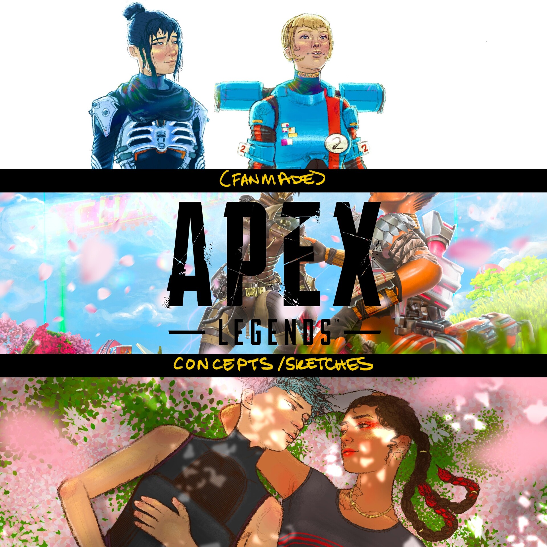 ArtStation - APEX LEGENDS (Fanmade) Sketches & Splash