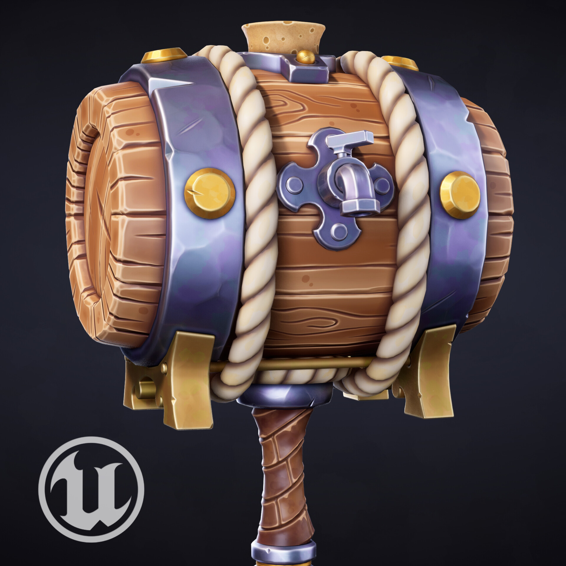 ArtStation - Barrel Hammer
