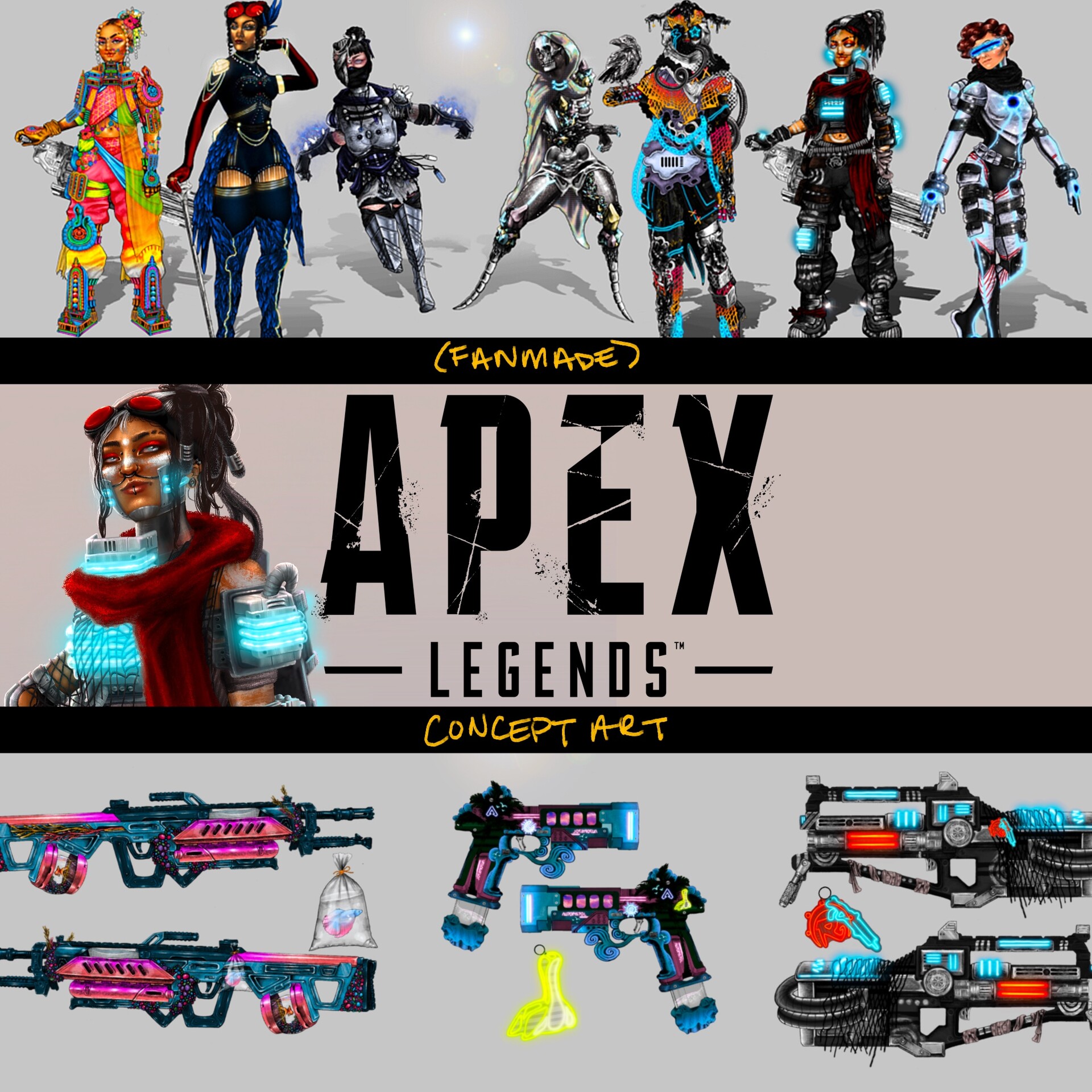 ArtStation - APEX LEGENDS Fan Concepts/Sketches/WIPs