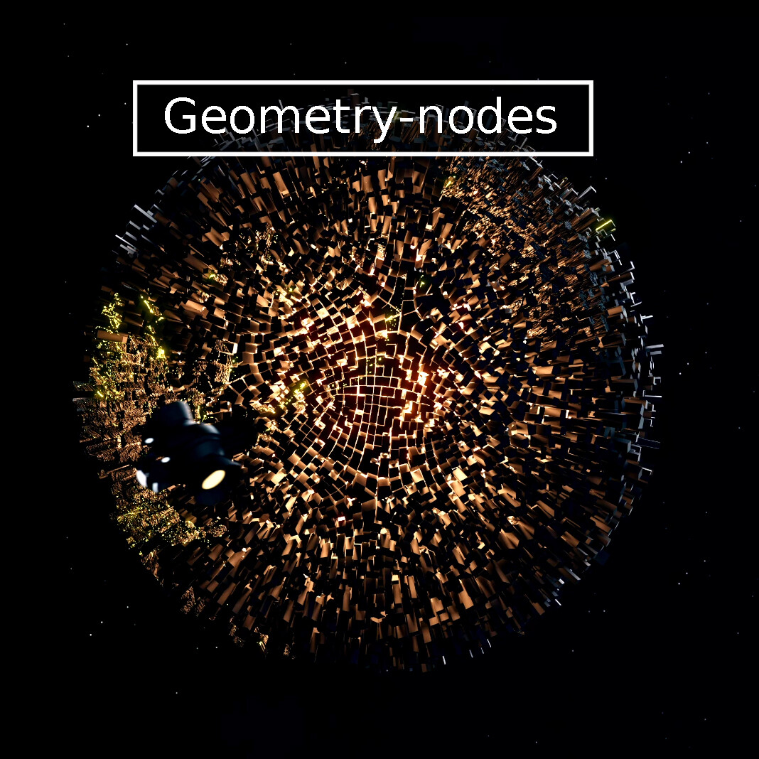 ArtStation - Geometry-nodes are fun