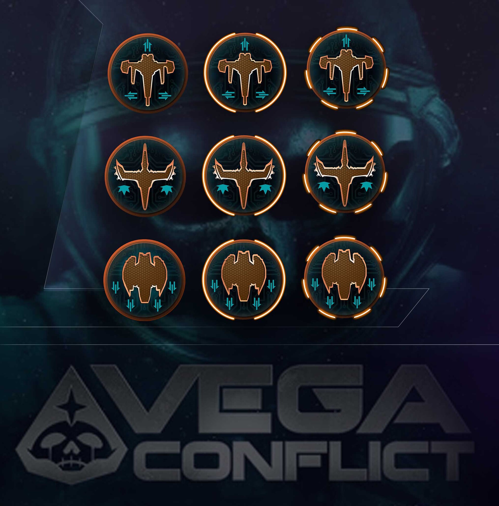ArtStation - Vega Conflict Trigger icons set