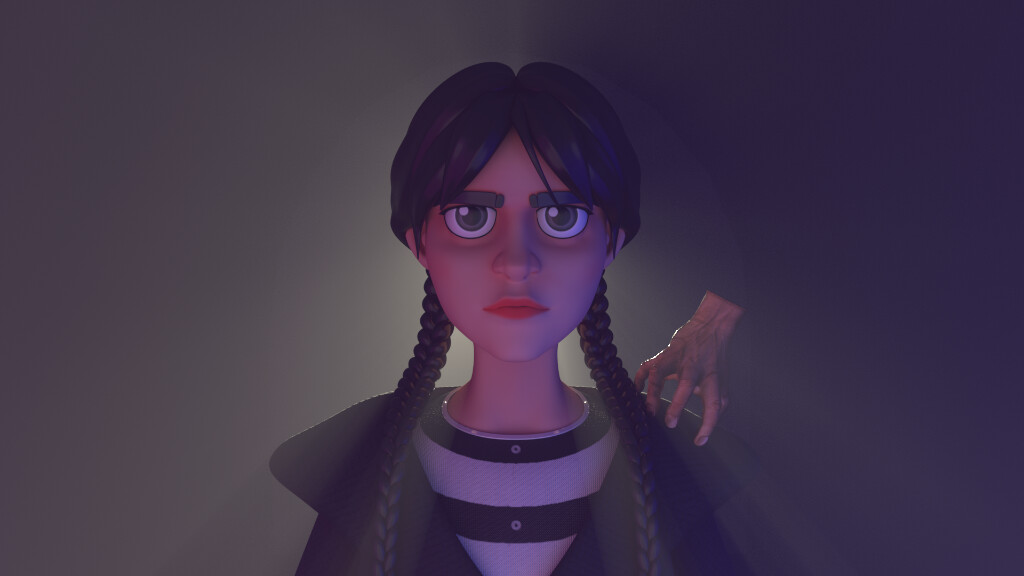 ArtStation - Wednesday Character Lighting