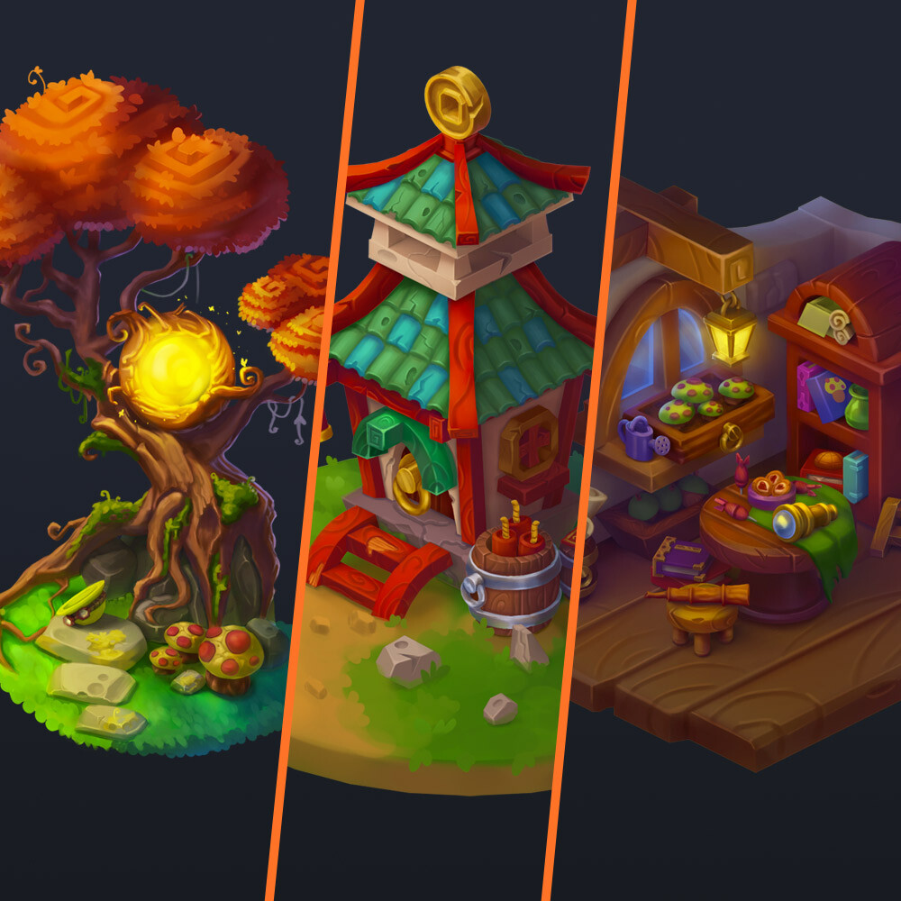 ArtStation - Game props