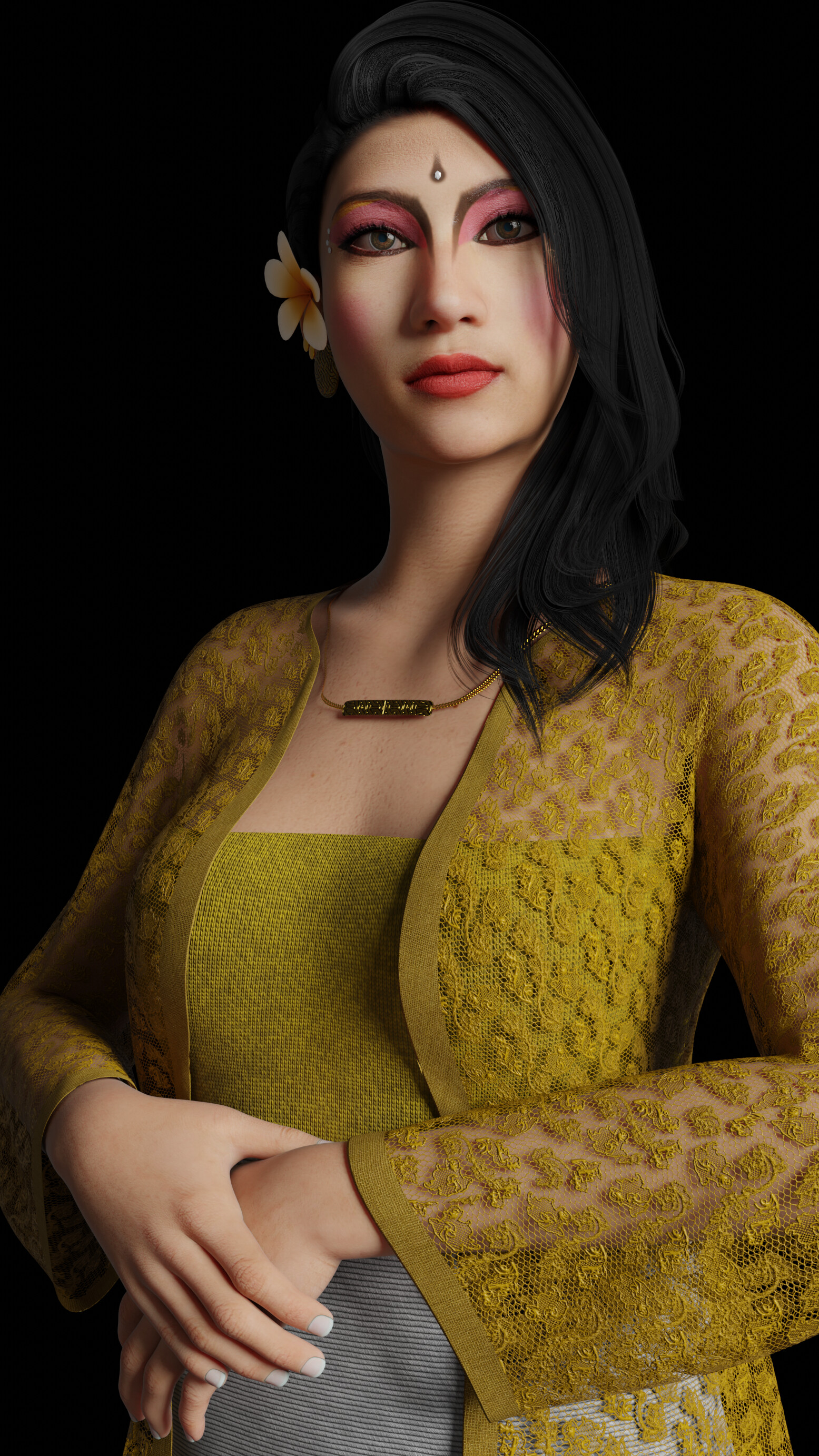 ArtStation - SIMPLE KEBAYA BALI II