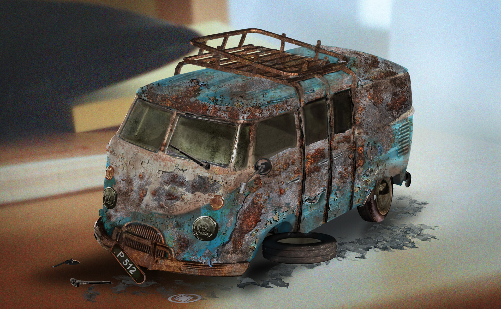 ArtStation - Toycar Damage Concept & Shader