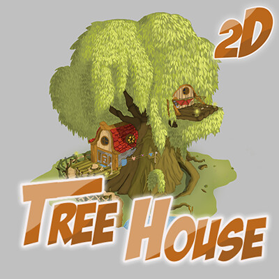 ArtStation - Project Cabane Tree 2D