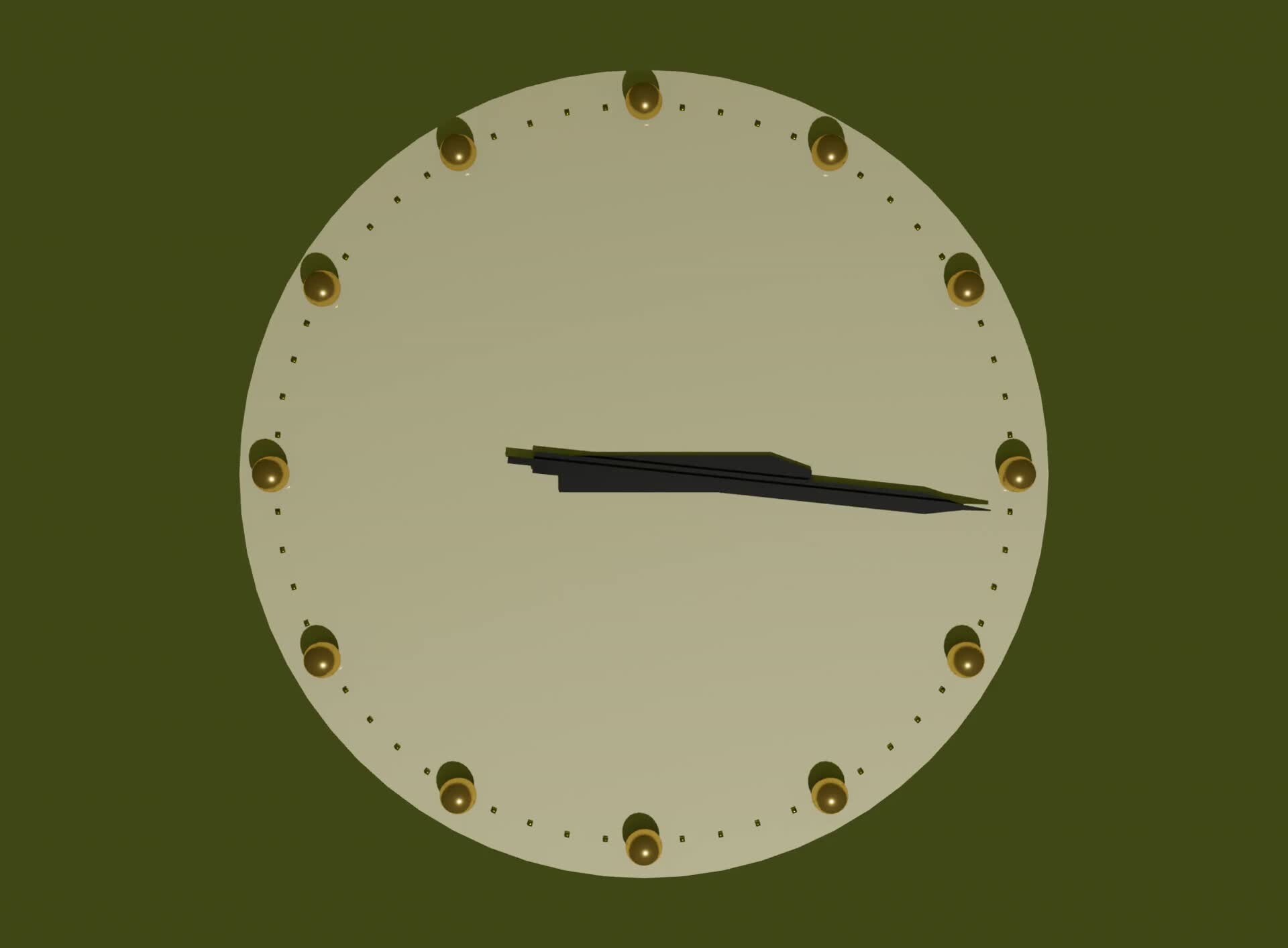 ArtStation - Procedural clock in Blender