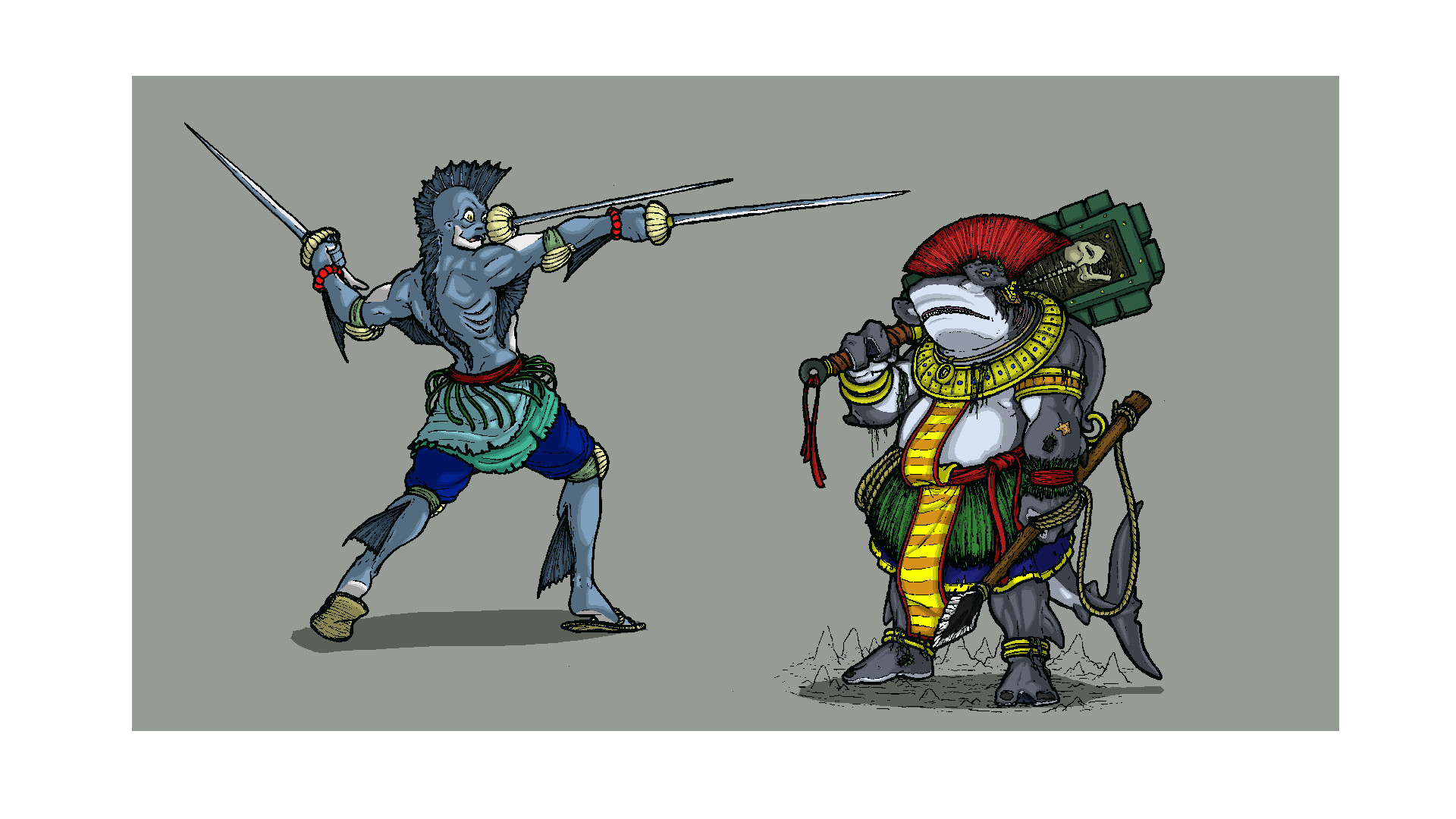 ArtStation - Concept Character Fish Monster PNG