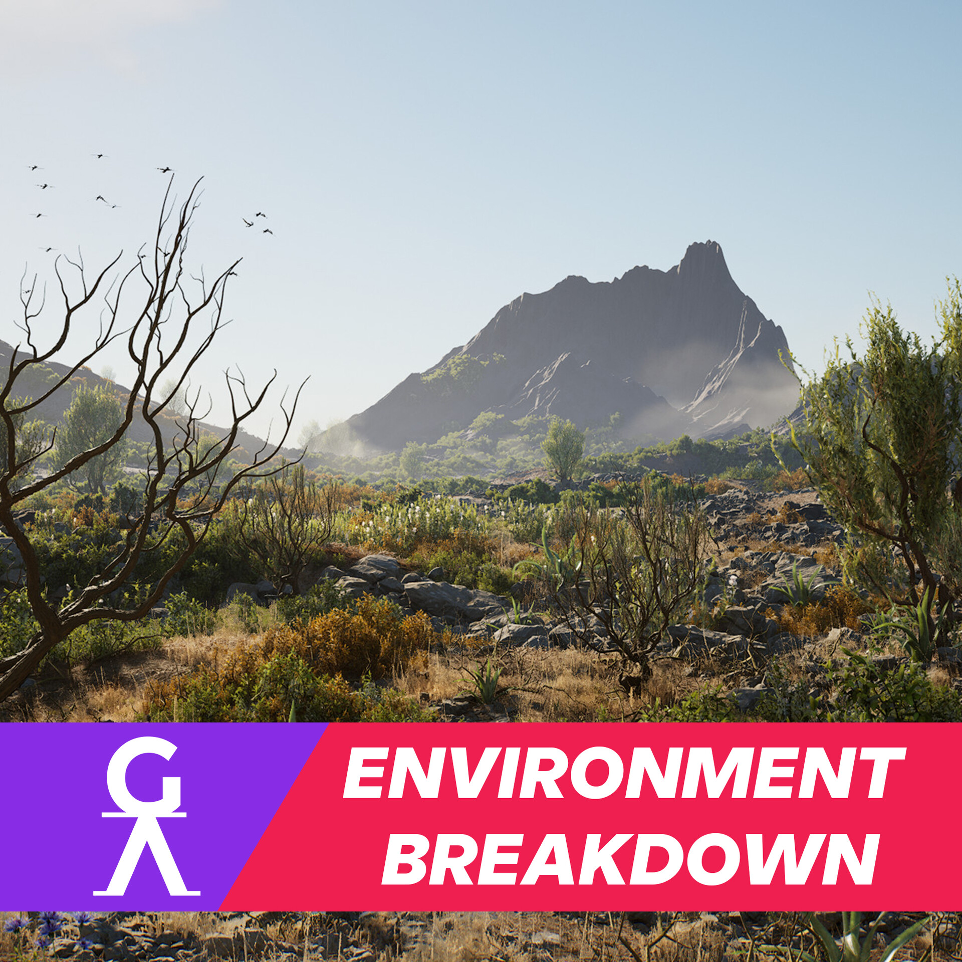 ArtStation - Dry Biome - Environment Breakdown - Florian Obchette