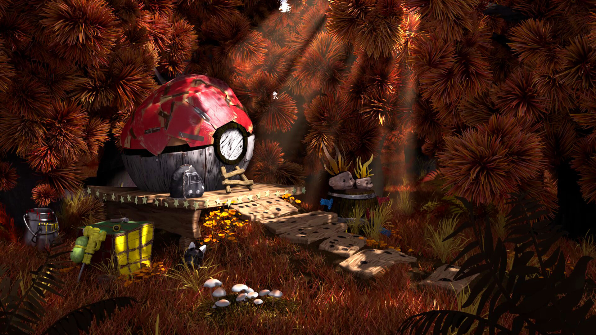 ArtStation - The 00s games hut