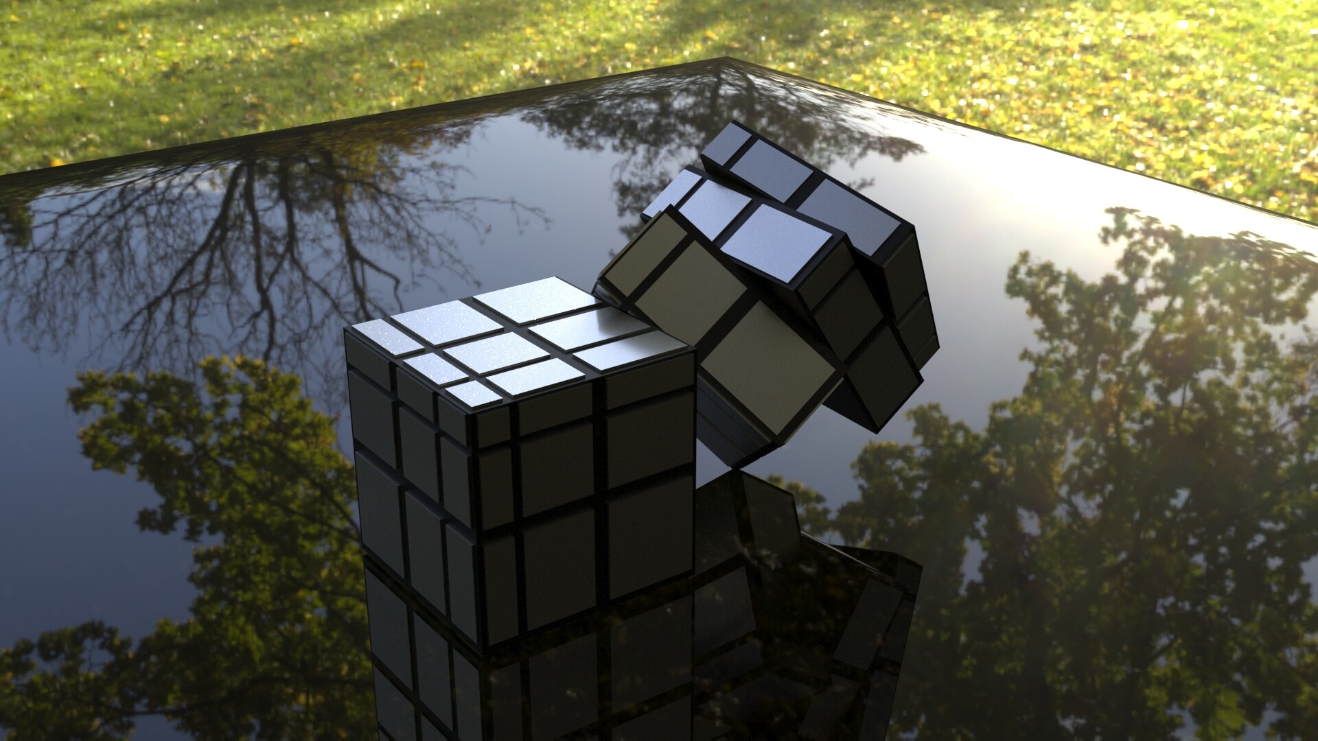 ArtStation - 3D Rubik's cube render