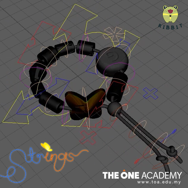 ArtStation - "Strings": Props Rigging Reel