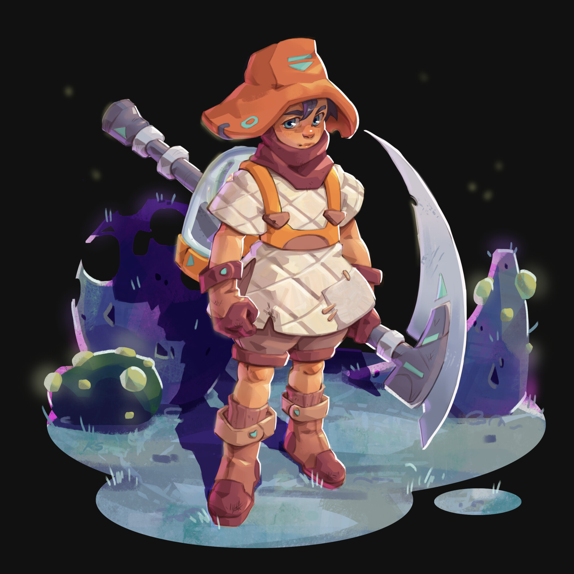 ArtStation - Roark the Harvester: Savior of a Poison World