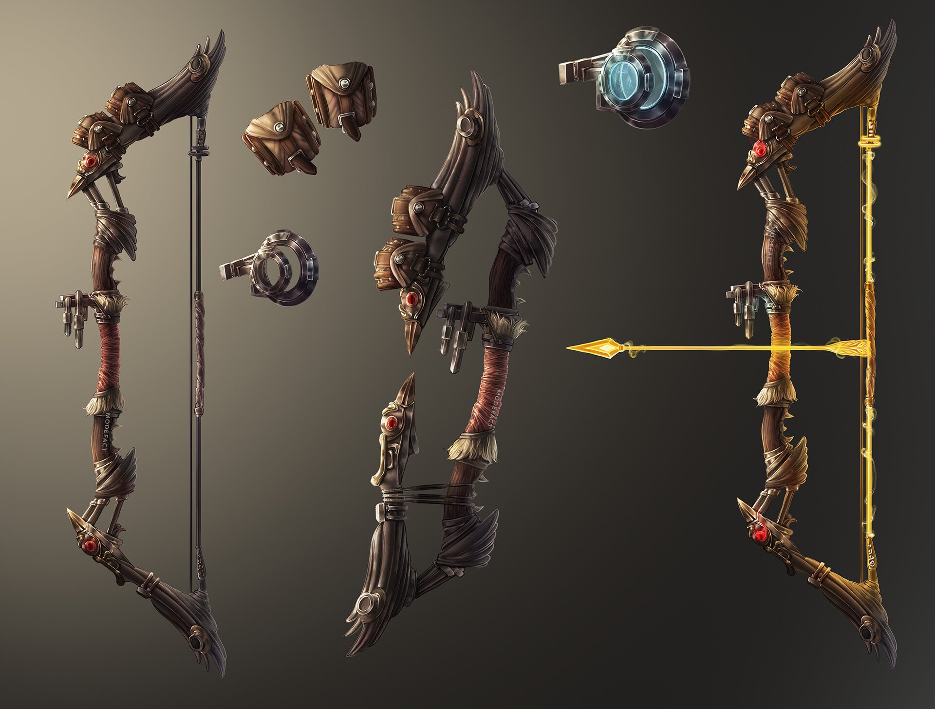 ArtStation - [COMMISSION] Fantasy Bow scythian Design for OC