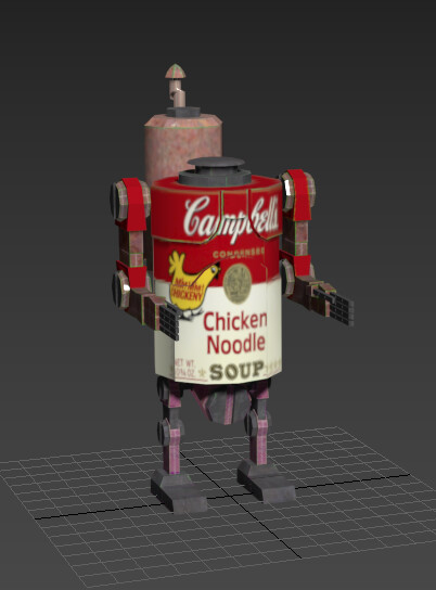 ArtStation - Soup Robot Textures/UV's