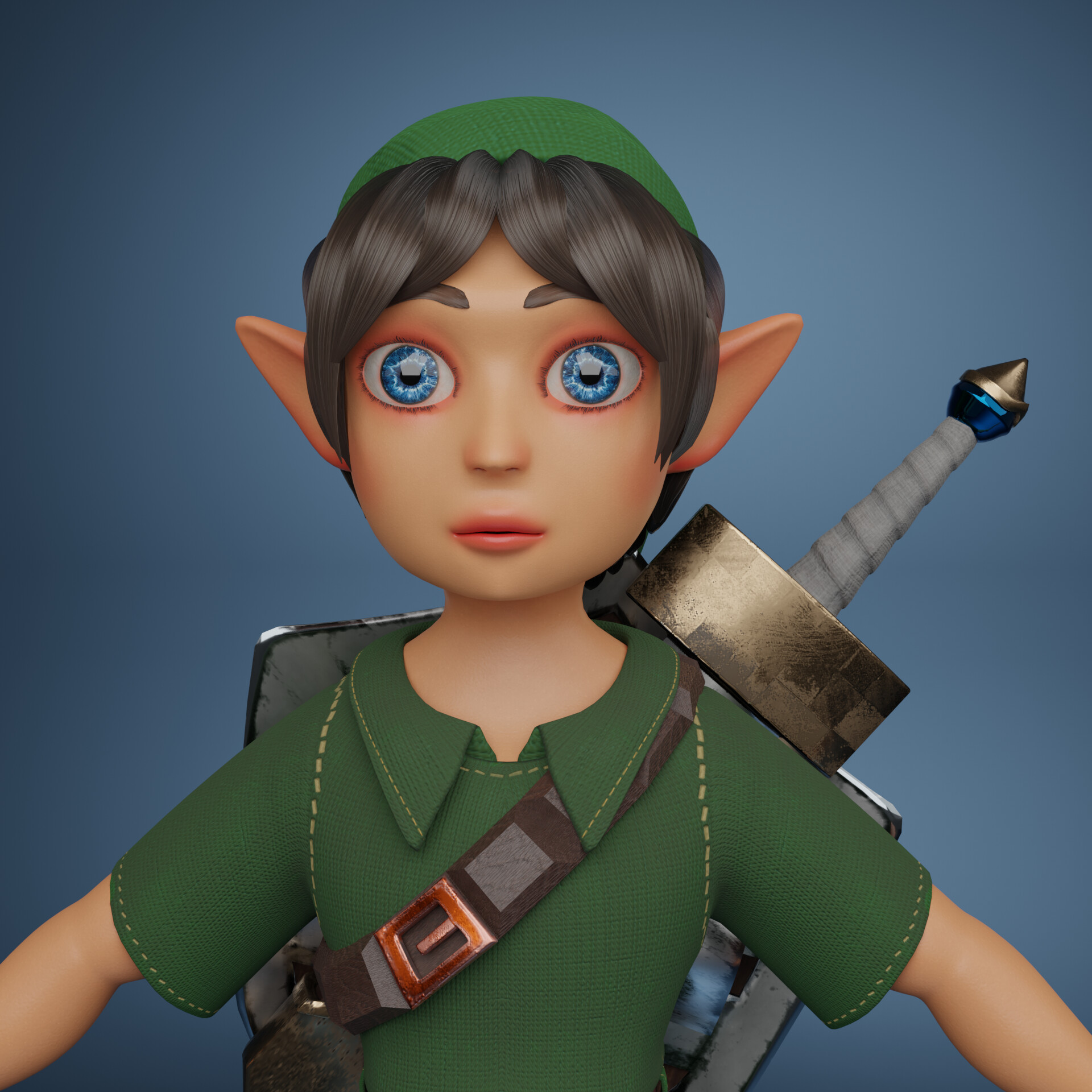 ArtStation - Elf Zelda Character