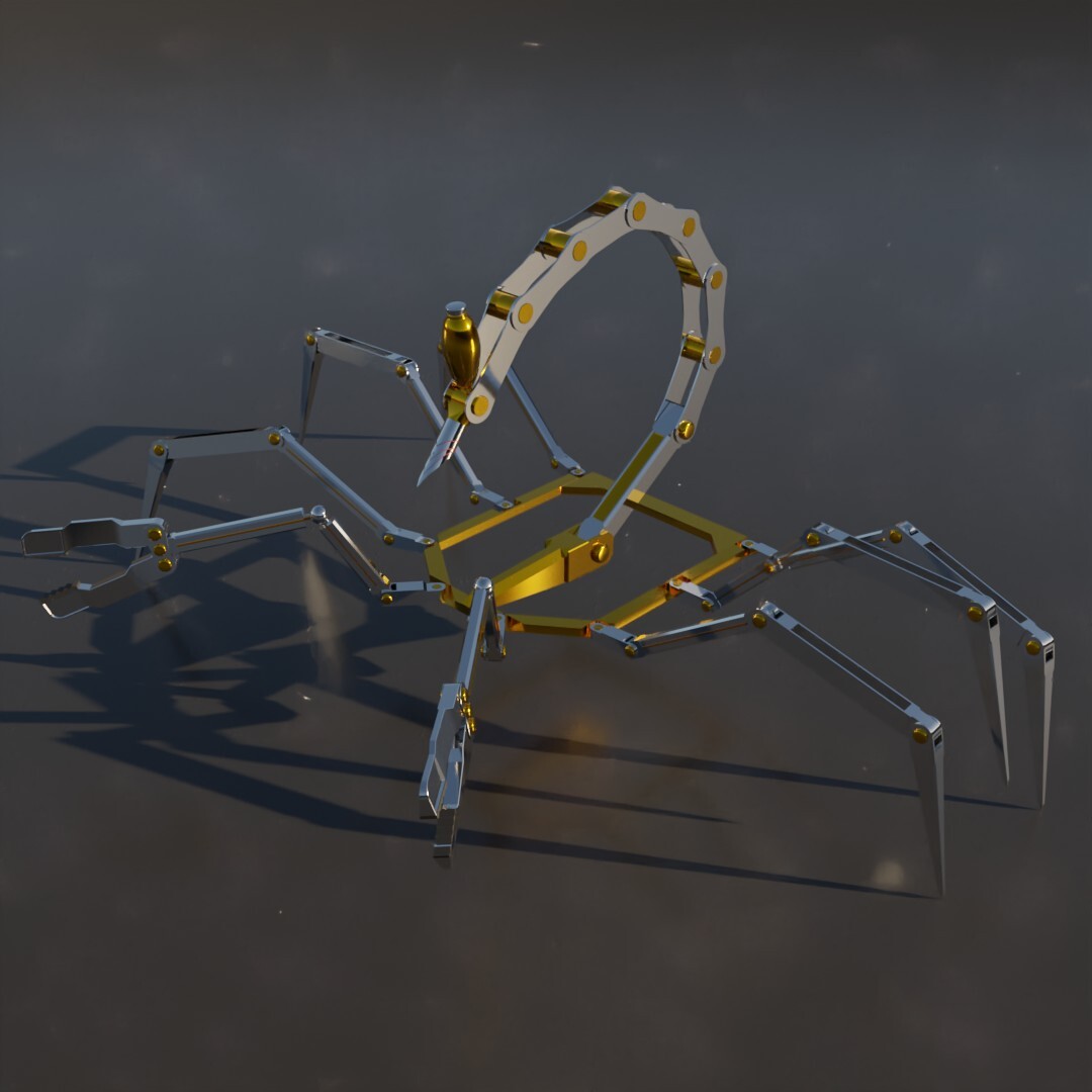 ArtStation - metal hexapod