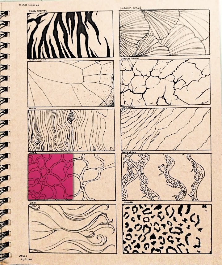 Easy Implied Texture Examples