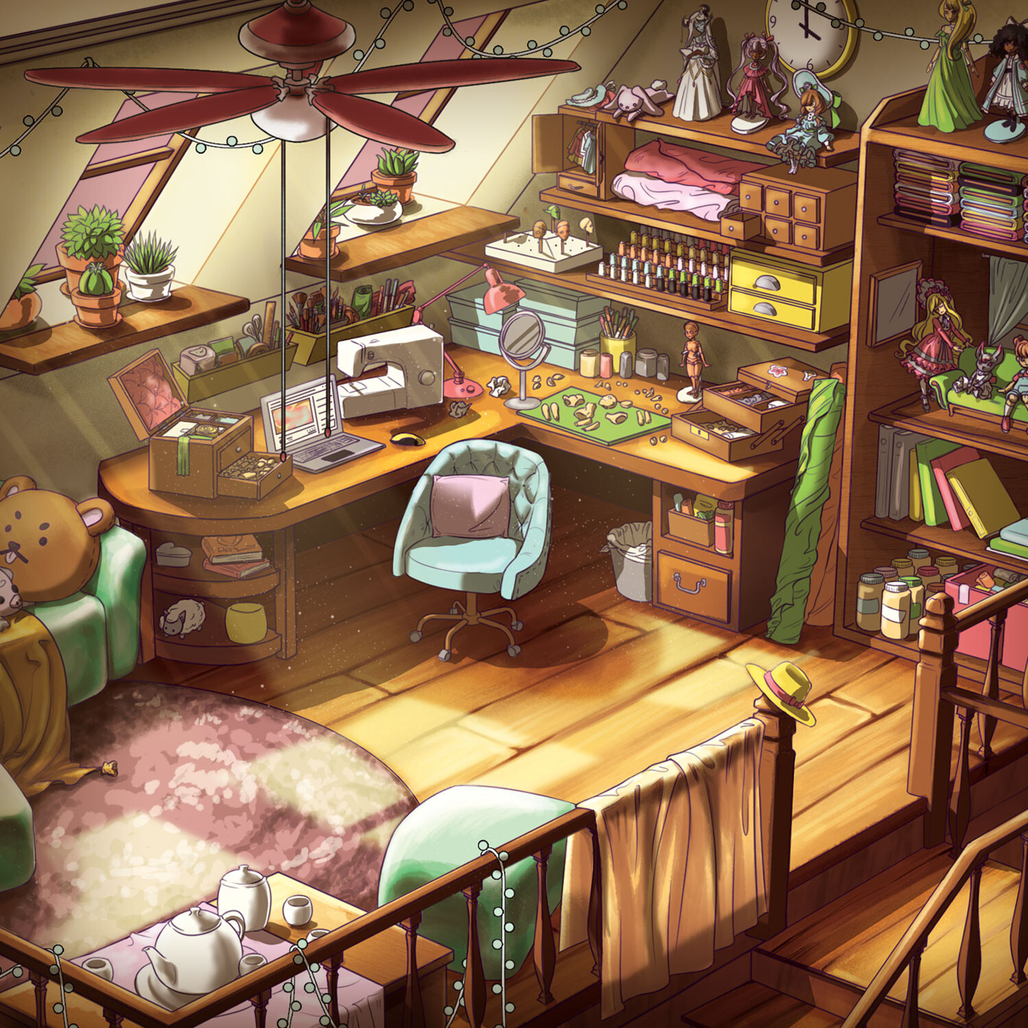 ArtStation - Doll Workroom Concept